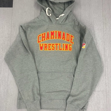 Embroidered Legacy Wrestling Hoodie Grey – Chaminade High School Store