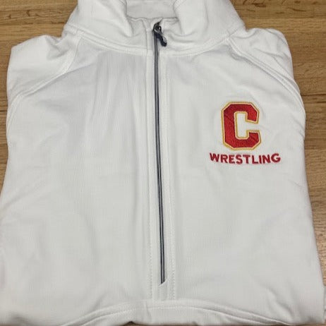 Cutter & Buck Women's long sleeve 1/4 zip Wrestling - White - LCK00128 ...