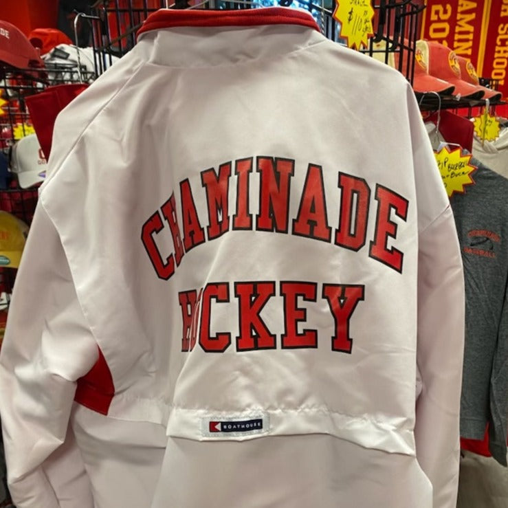 Boathouse Full-Zip Jacket - WHITE Hockey – Chaminade High School Store
